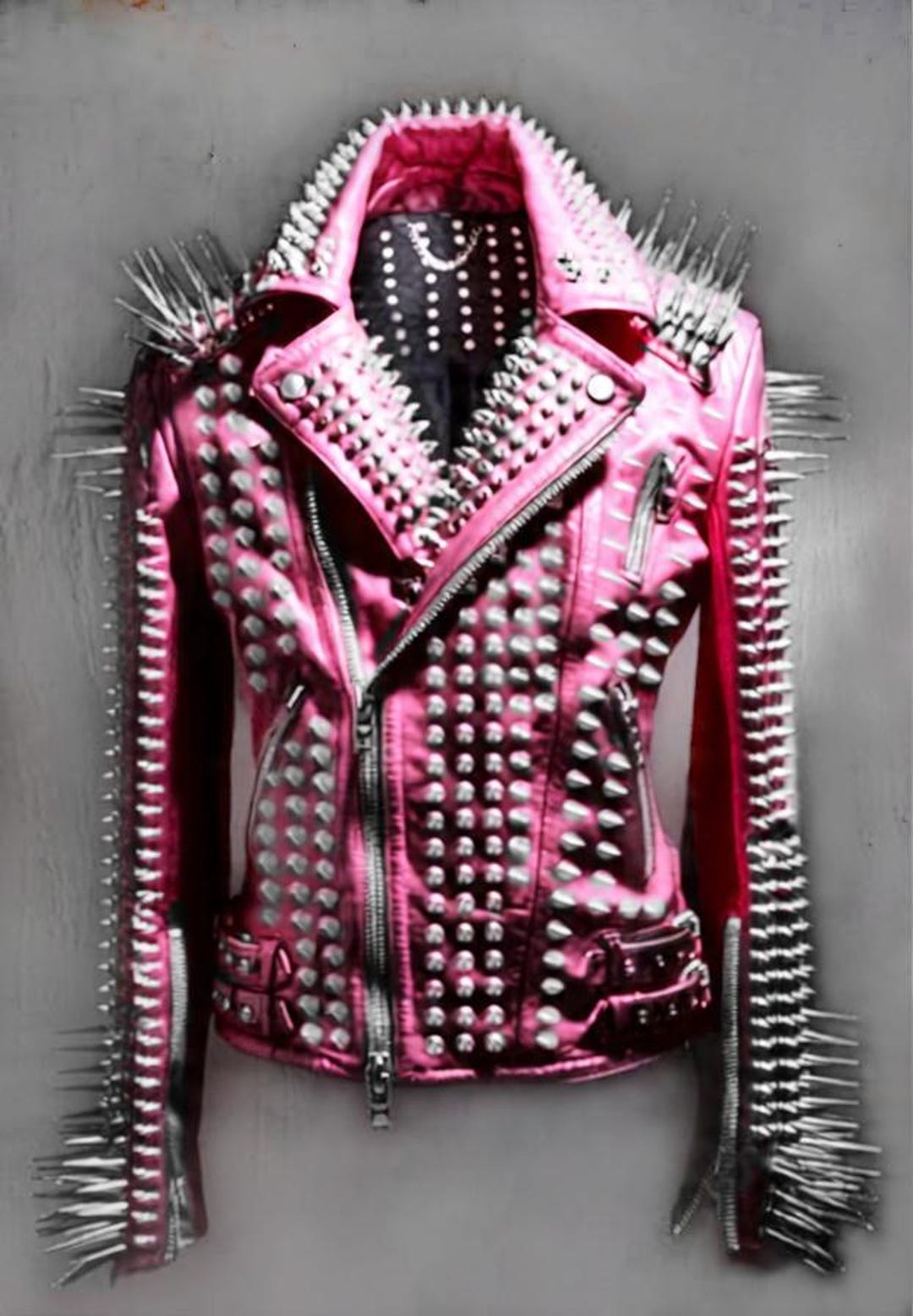 Rosé Havoc Cosmic Boudoir Pink Steampunk Jacket for Women With Long ...