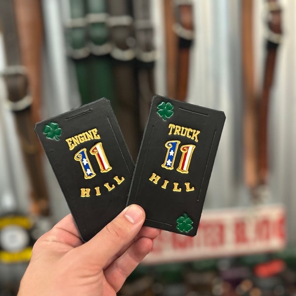 Leather Helmet Card - Etsy