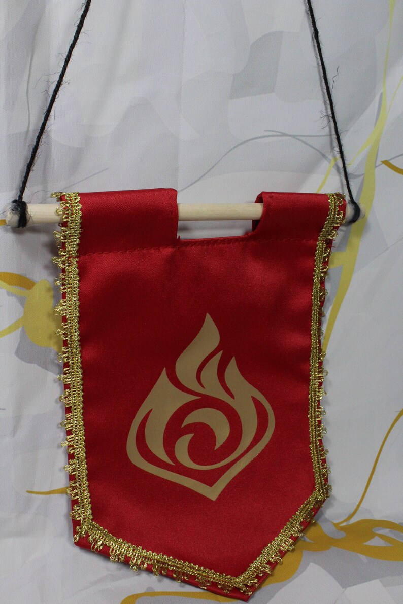 Genshin Impact Elements Mini Flag / Standee - Etsy