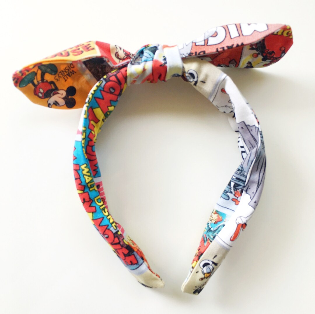 Mickey Headband, Mickey Posters Headband, Headbands, Headbands for ...