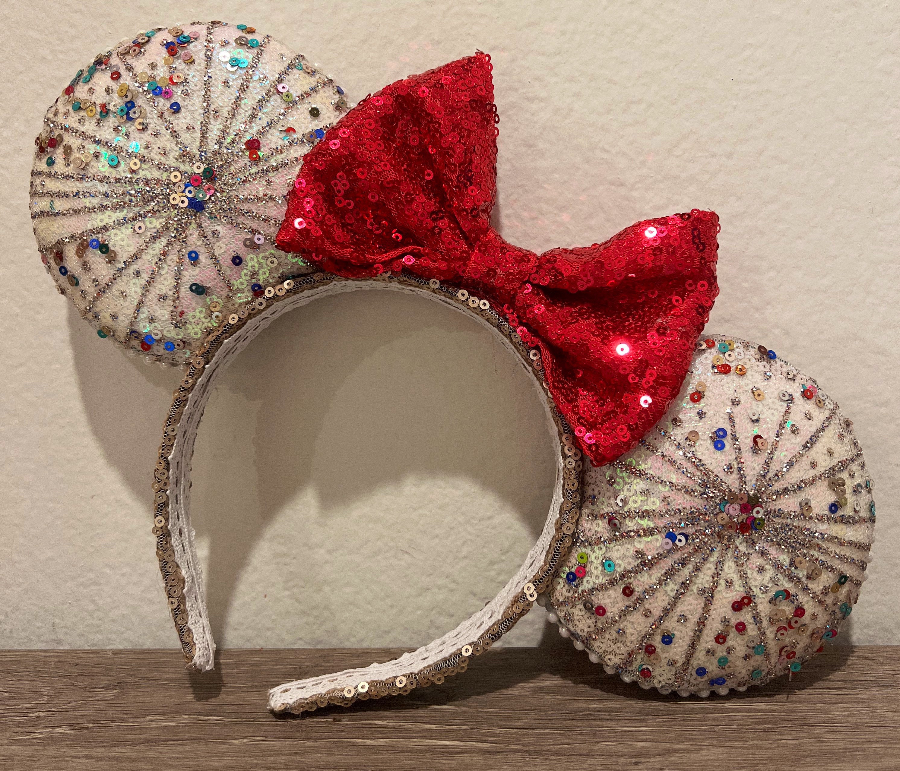 Glitter Iridescent Fireworks Sparkling Princess Mouse Ears Minnie ...