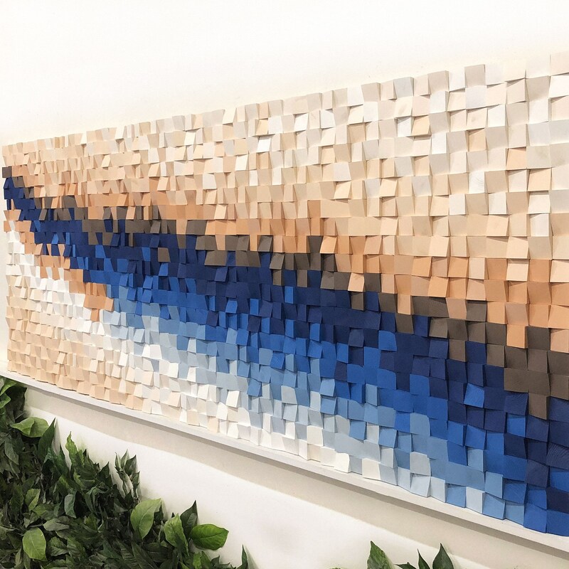 Art on Wood Block - Etsy