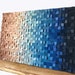 Navy Light Blue Ombre Wood Wall Sound Diffuser Acoustic Panel - Etsy