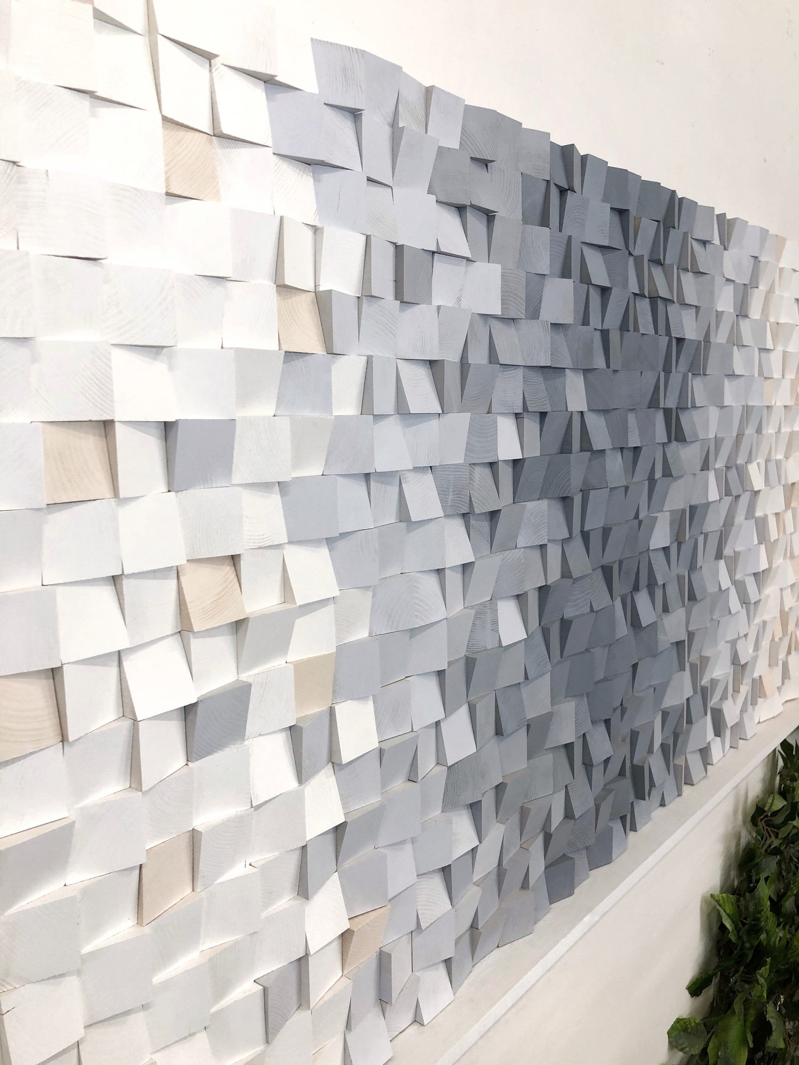 Large Mosaic Wood Wall Sound Diffuser Art Panel Acoustic Wall - Etsy