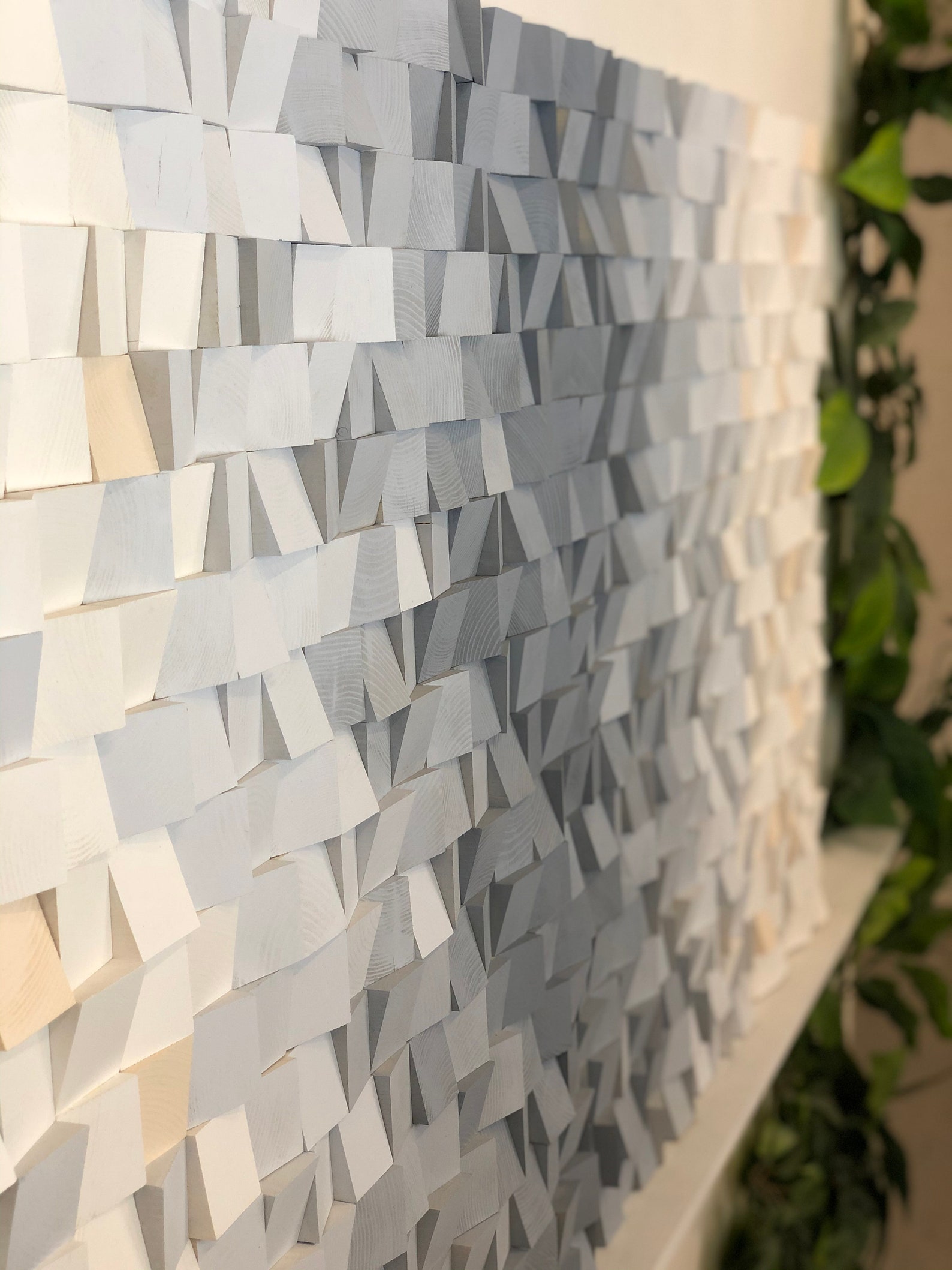 Large Mosaic Wood Wall Sound Diffuser Art Panel Acoustic Wall - Etsy