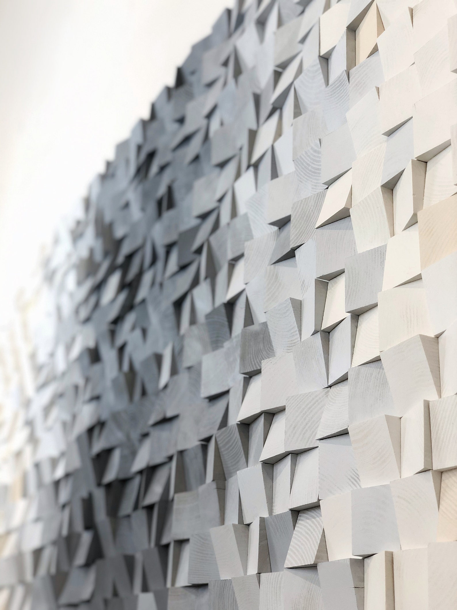 Large Mosaic Wood Wall Sound Diffuser Art Panel Acoustic Wall - Etsy