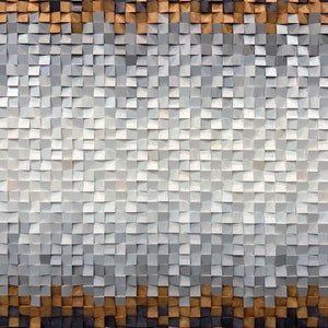 Large Geometric Wood Wall Art Sound Diffuser Acoustic Panel HOMEY. Wood ...