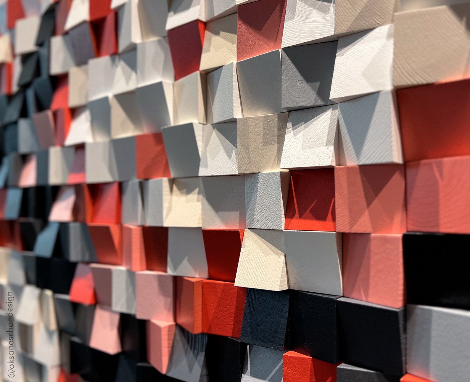 Japandi Wood Wall Art Decor sakura, Reclaimed Wood Wall Sound Diffuser ...