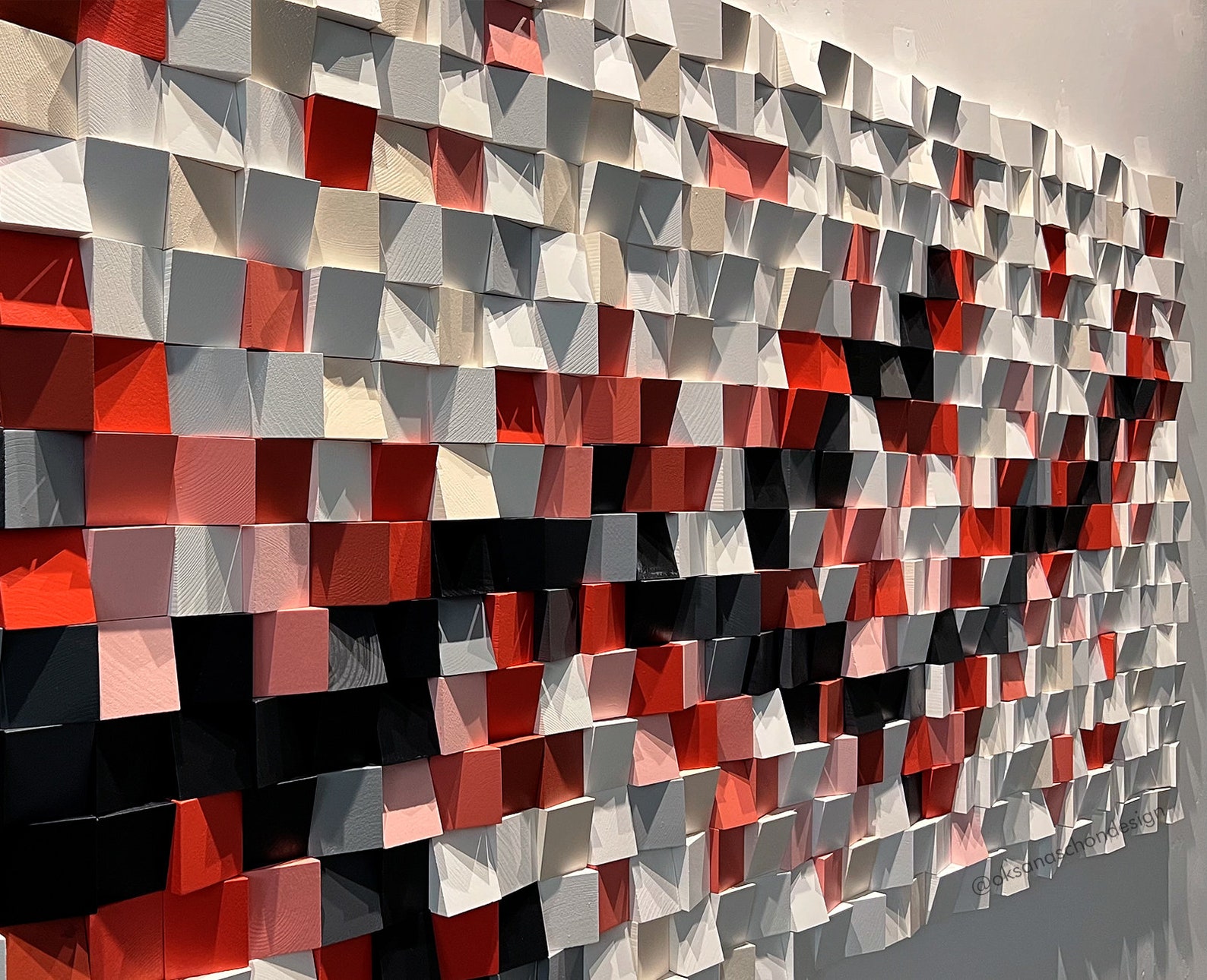 Japandi Wood Wall Art Decor sakura, Reclaimed Wood Wall Sound Diffuser ...