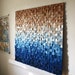 Navy Light Blue Ombre Wood Wall Sound Diffuser Acoustic Panel - Etsy