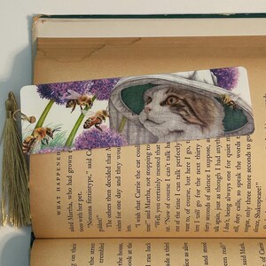 Adventurous Cat Bookmarks Set of 4 Laminated Cute N Curious Feline Page ...