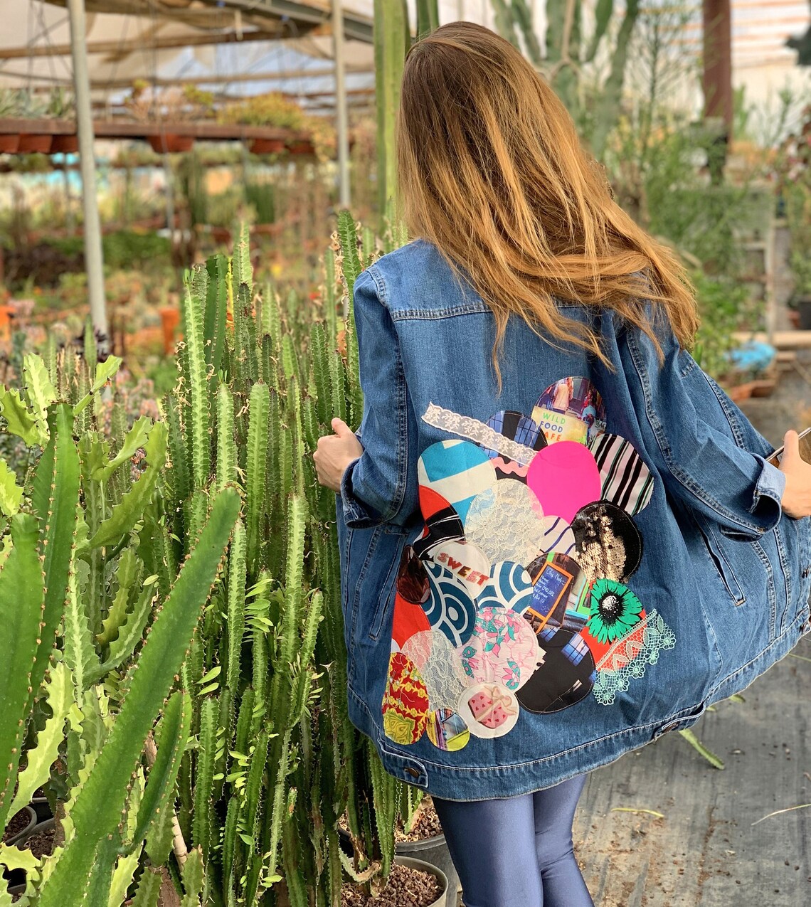 Custom Jean Jacket Patchwork Denim Jacket Quilted Jacket - Etsy