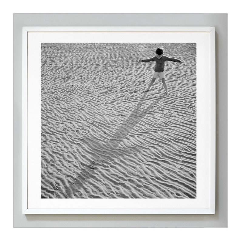 Beach Boy Shadow Print, Kids Playing, A Child's Garden of Verses ...