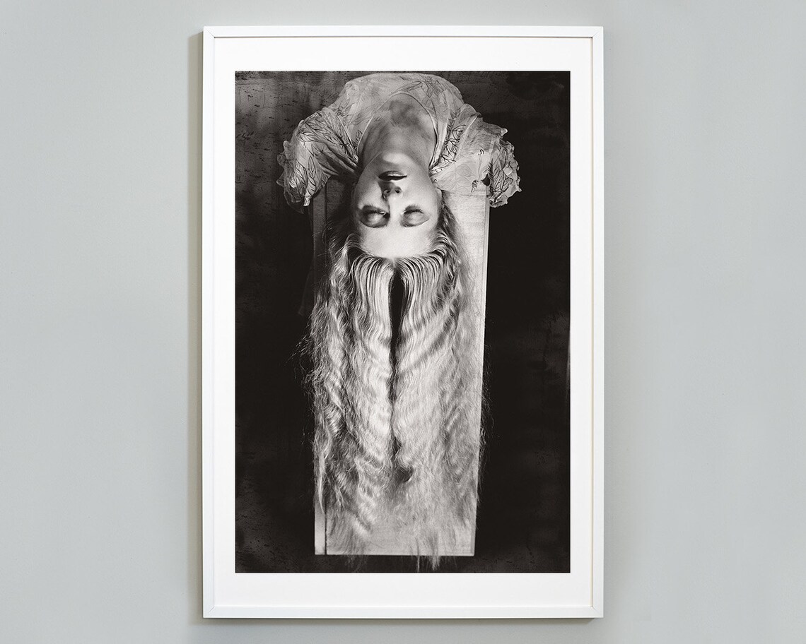 Falling Hair Print Man Ray Surrealist Photography Woman | Etsy
