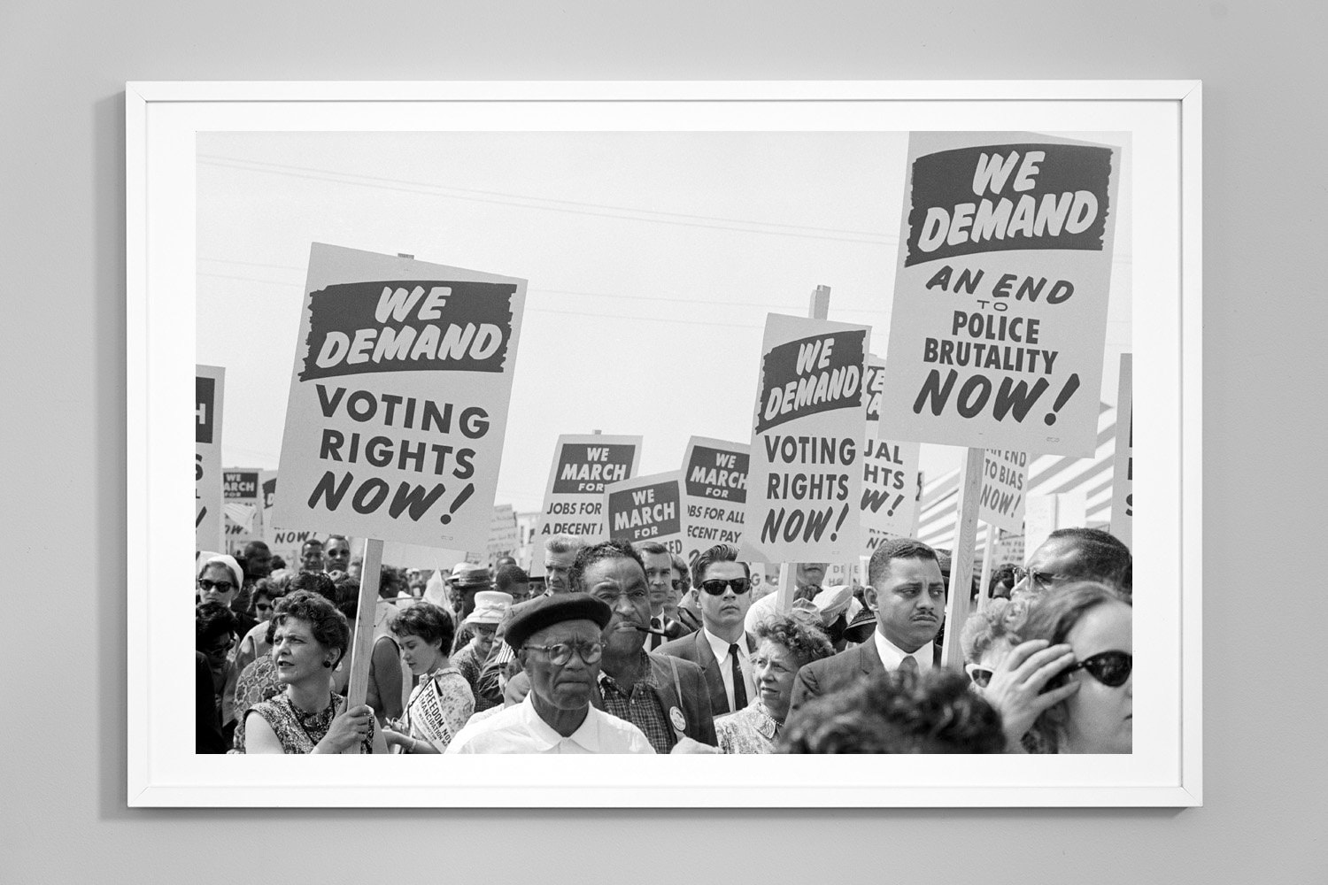 March on Washington Protest Print Civil Rights Black | Etsy