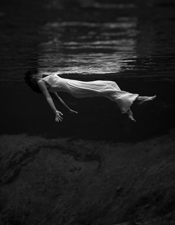 Underwater Portrait Black Women