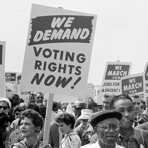 March on Washington Protest Print, Civil Rights, Black History, End ...