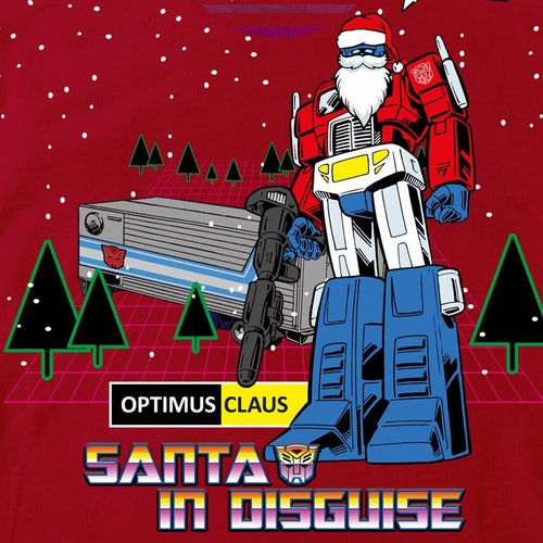 Transformers Optimus Claus Santa in Disguise Unisex - Etsy UK
