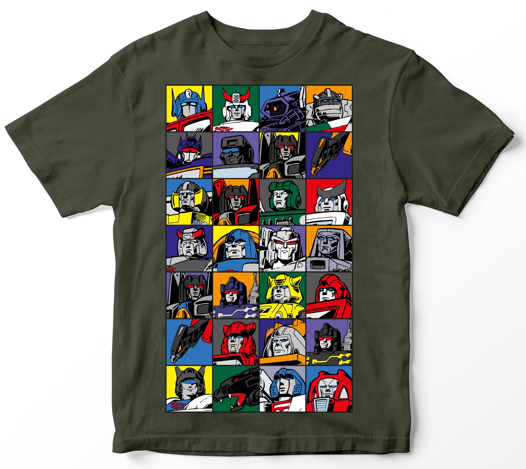 Transformers G1 Autobots & Decepticons Faces Grid Unisex - Etsy UK