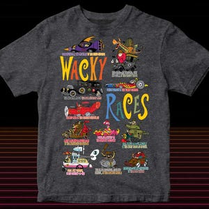 Wacky Races - Characters & Vehicles - Unisex T-shirt - Etsy