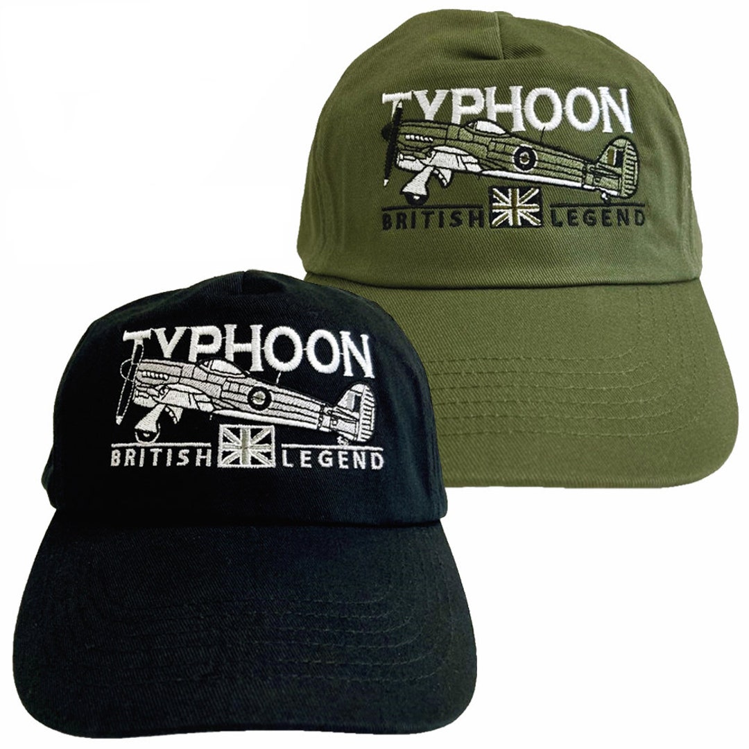 Hawker Typhoon Tiffy Royal Air Force WW2 Fighter Bomber Aircraft Black ...