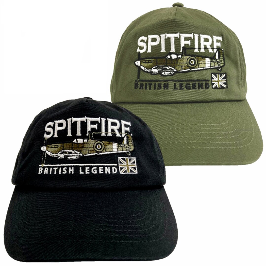 Supermarine Spitfire WW 2 Battle of Britain Fighter Aircraft Black or ...