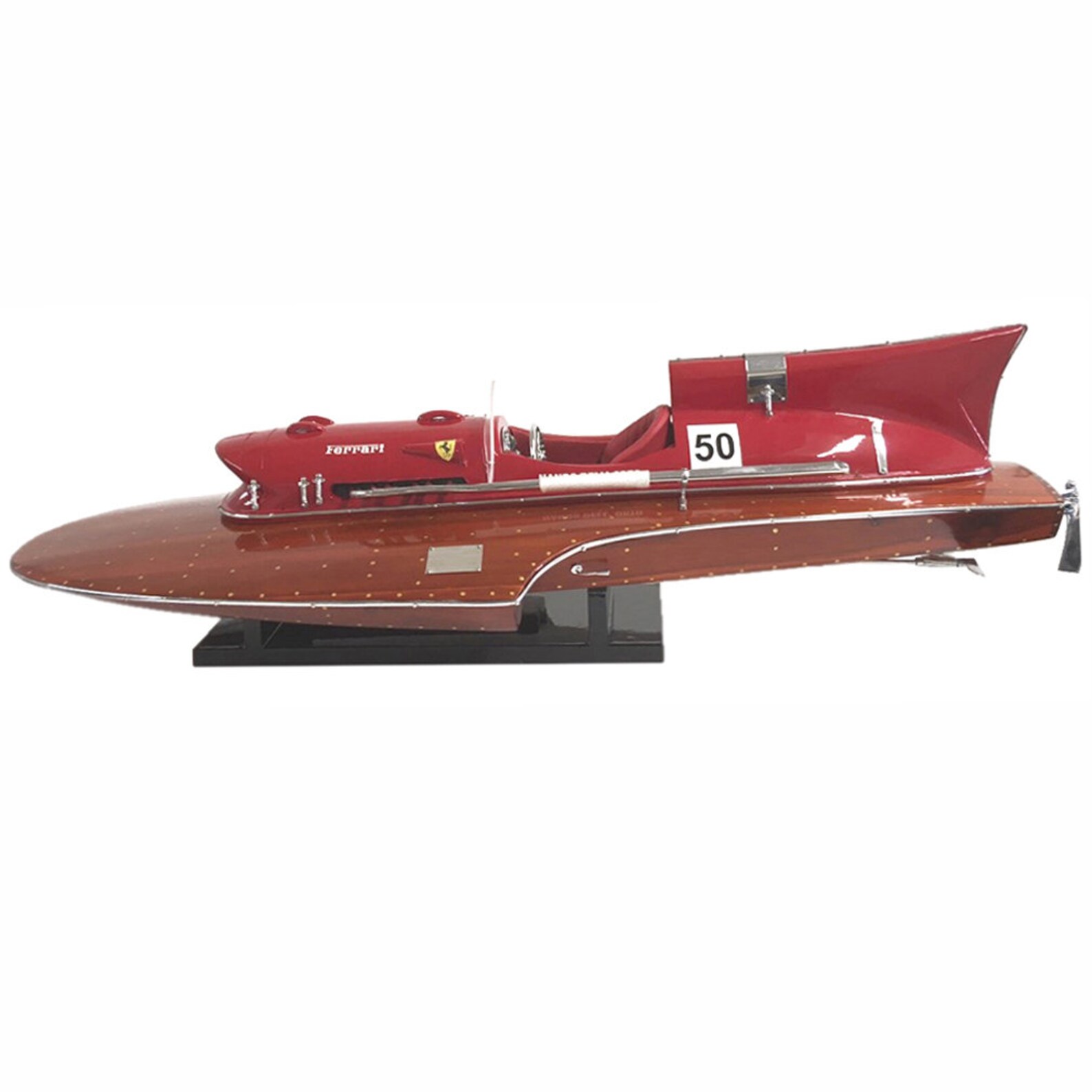 Ferrari Arno X1 Hydroplane Handcrafted Wooden Model Speed Boat - Etsy