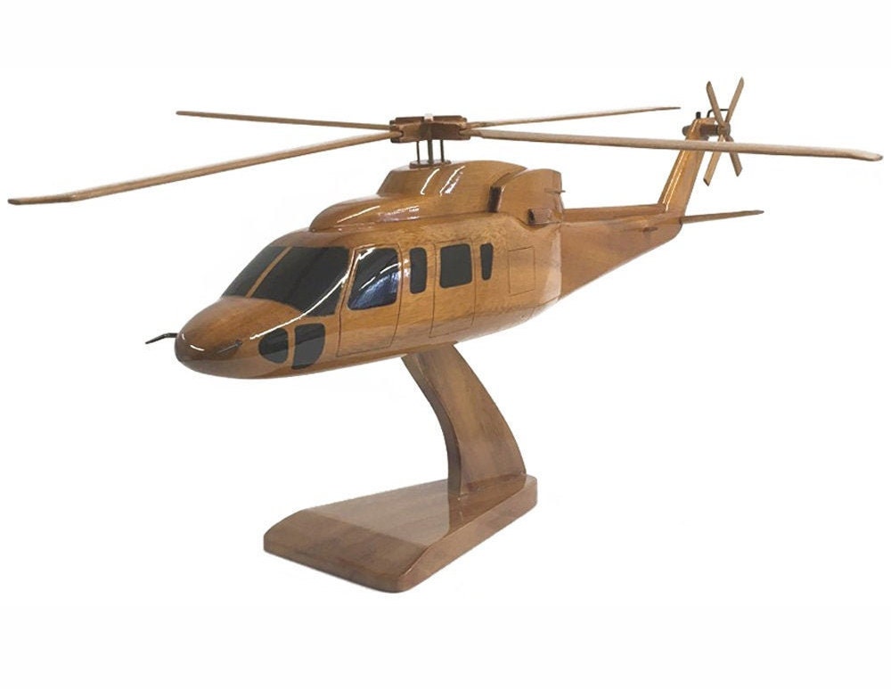 Sikorsky S 76 American Medium-size Commercial Utility Helicopter Wooden ...