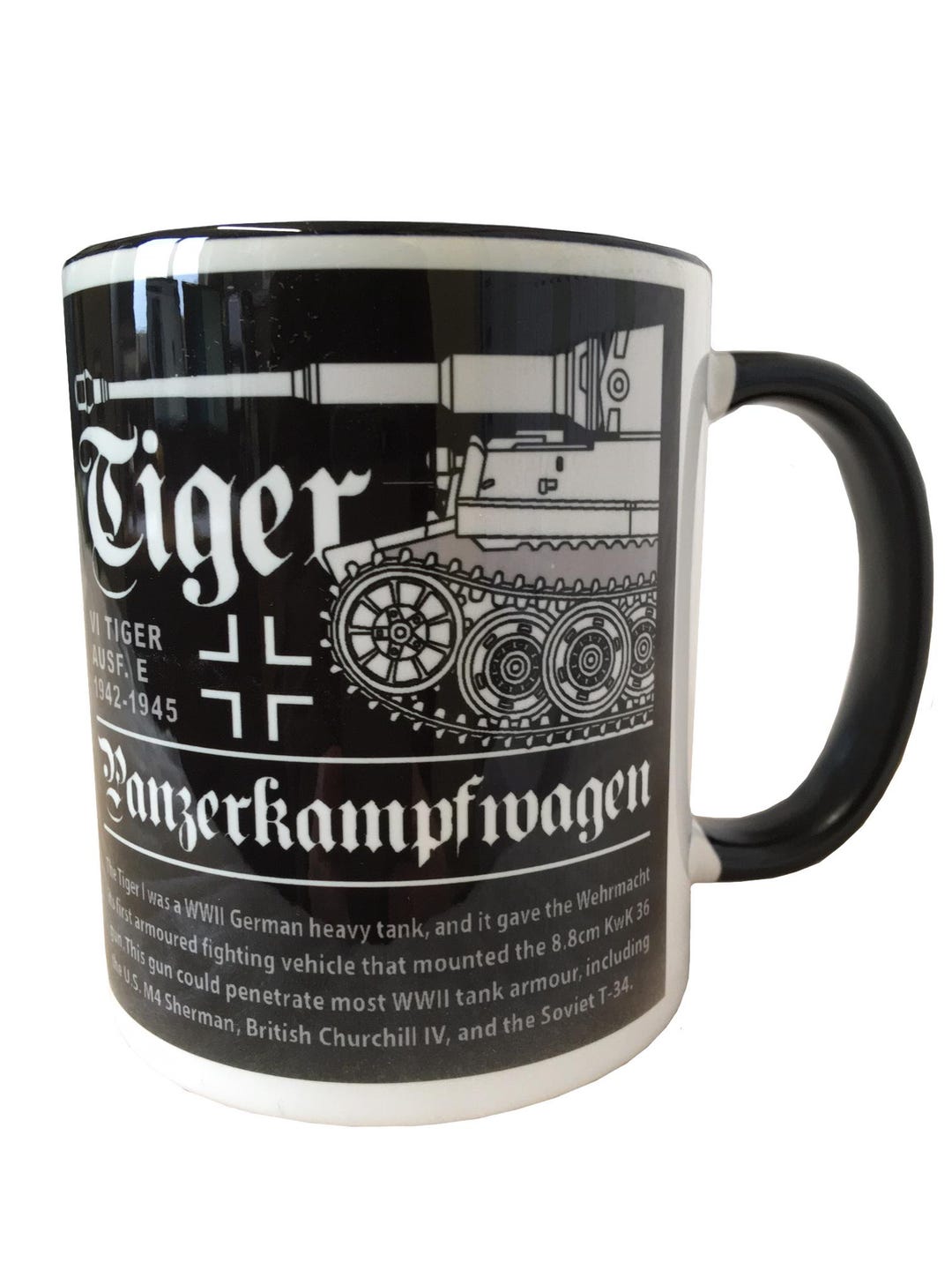 Panzerkampfwagen Tiger 1 WW2 Heavy Tank Design Mug - Etsy