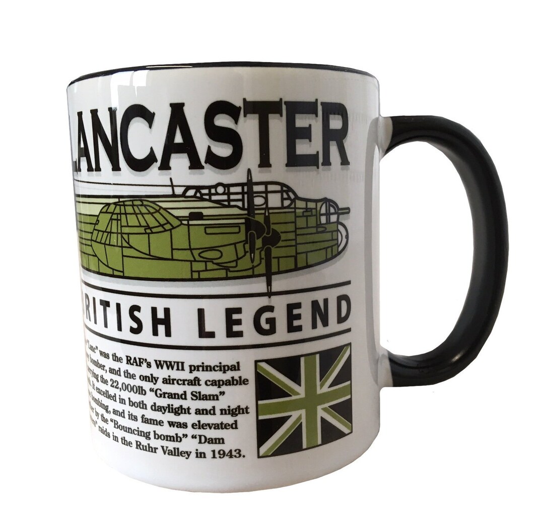 Avro Lancaster Royal Air Force WW2 Heavy Bomber Aircraft Mug. - Etsy ...