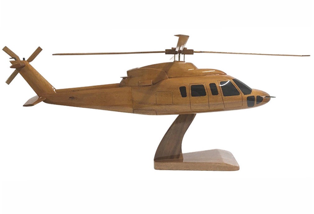 Sikorsky S 76 American Medium-size Commercial Utility Helicopter Wooden ...