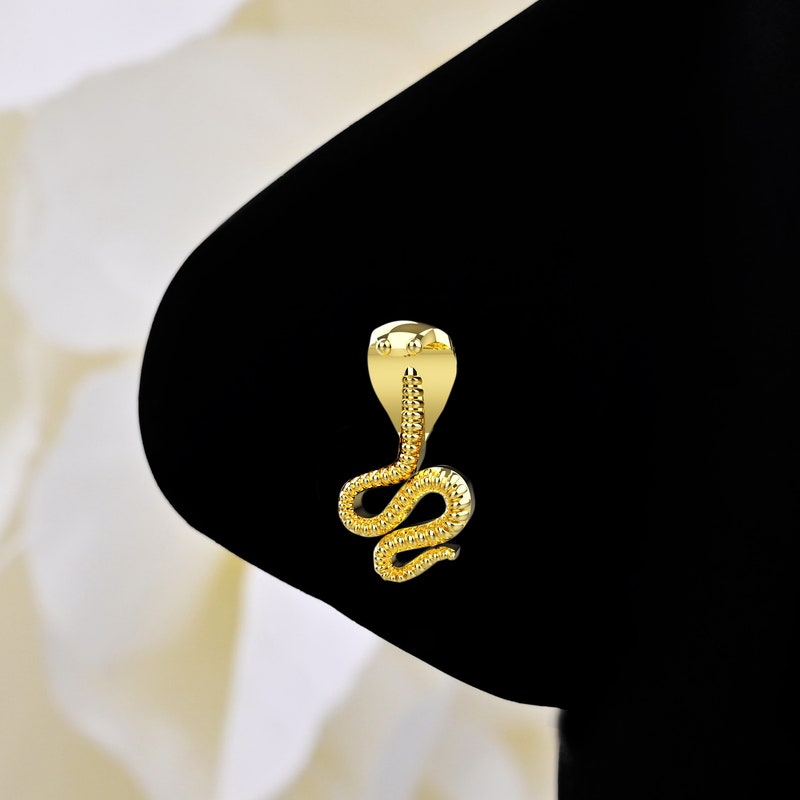 Snake Nose Ring - Etsy