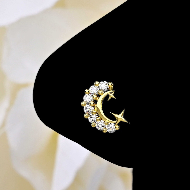 Moon Nose Ring - Etsy