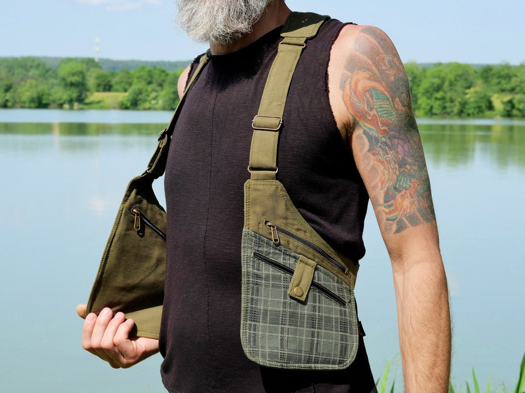 THE HOLSTER ~ Shoulder Bag ~ Utility Vest With 6 Pockets ~ Fully ...