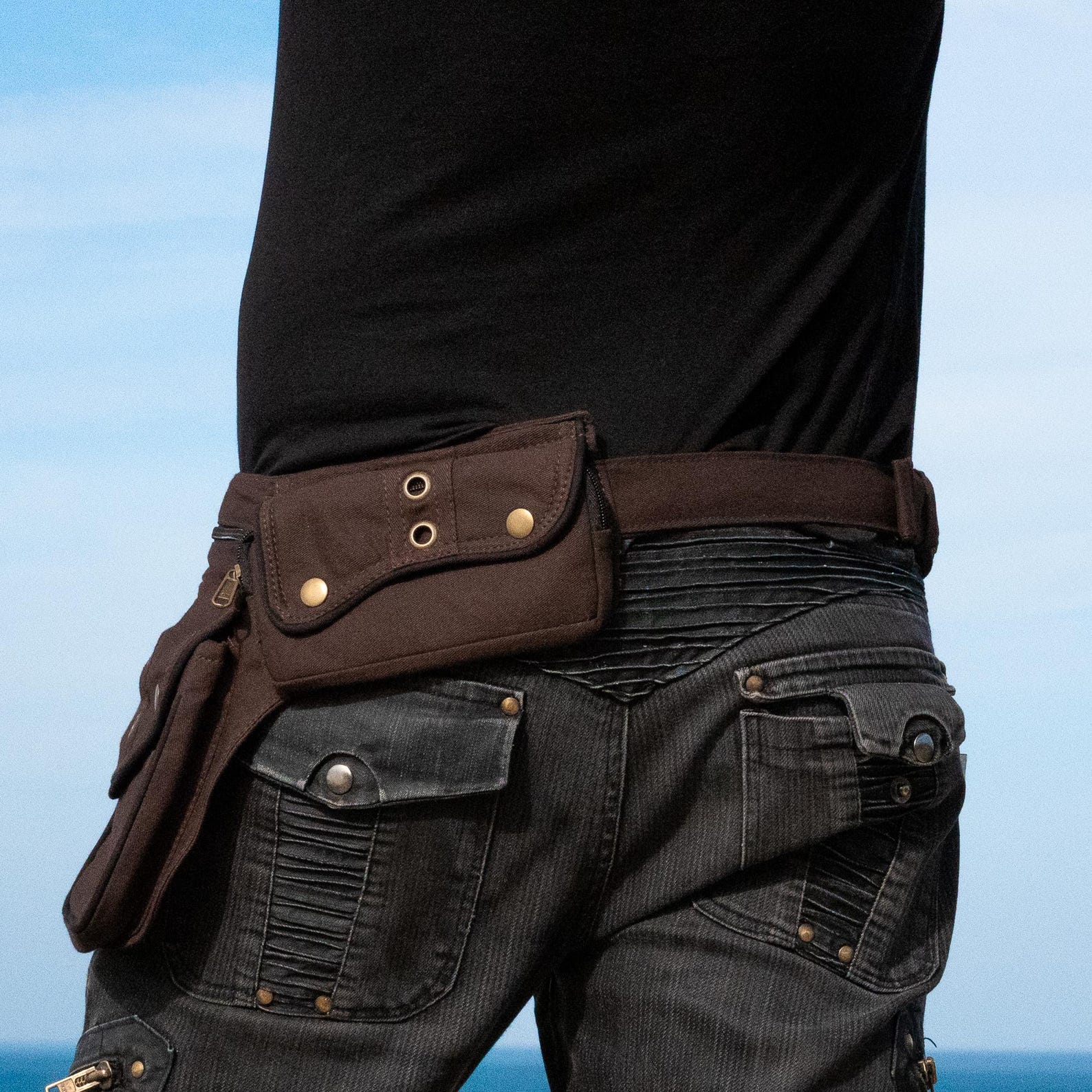 Utility Belt ~ Belt Bag With 7 Pockets ~ for Festivals, Travels and ...