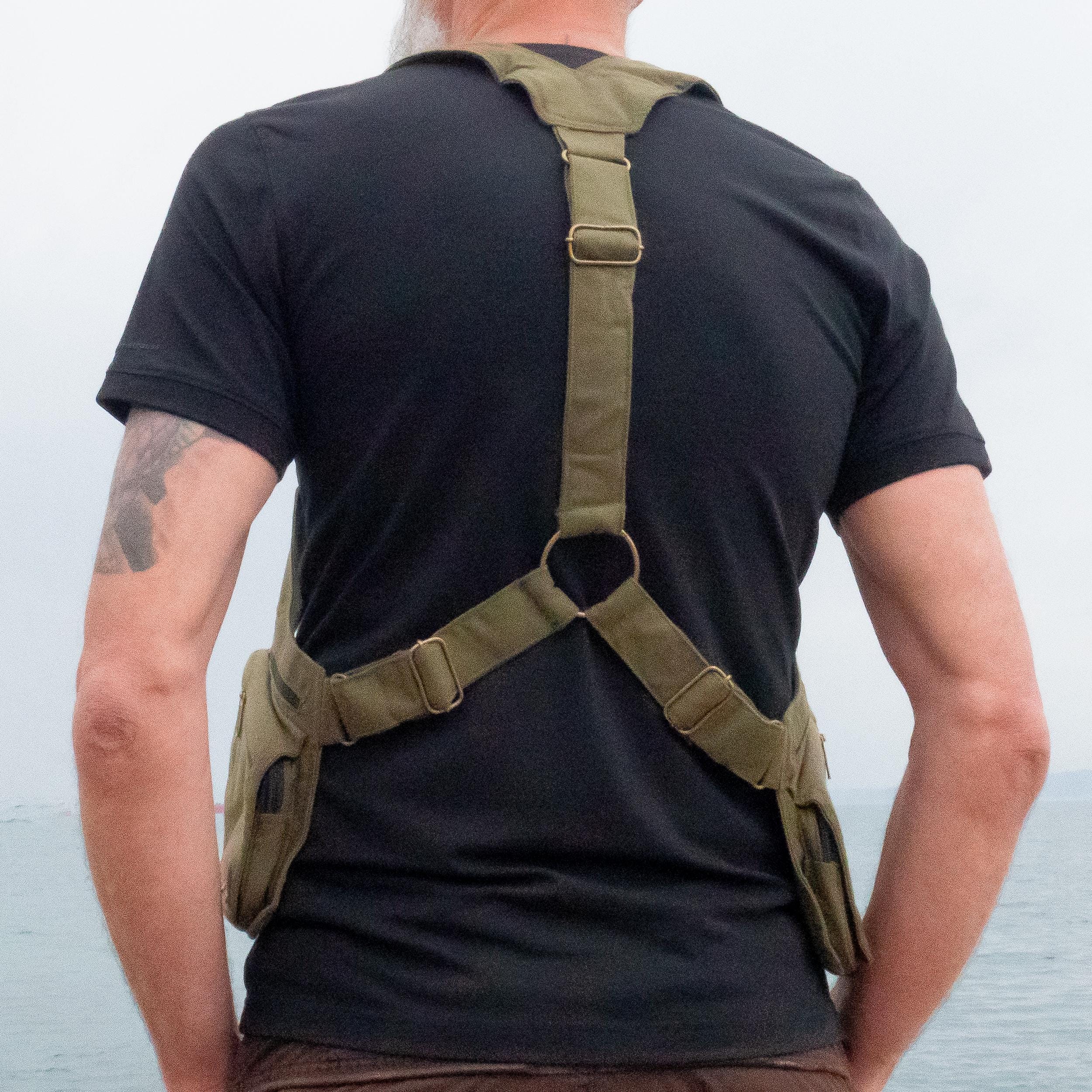 Holster Bag ~ Utility Vest With 6 Pockets ~ Free Size ~ Fully ...