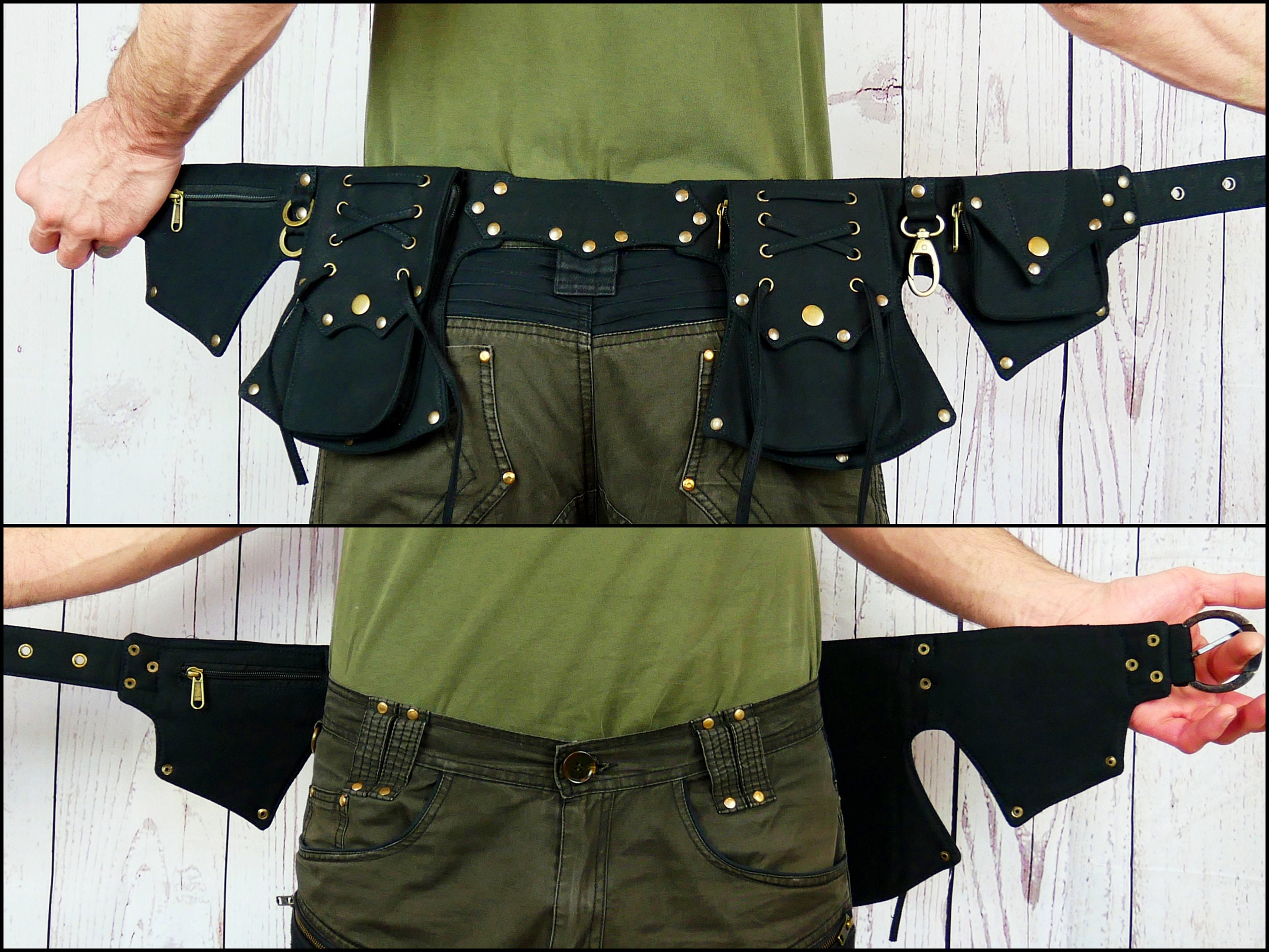 Pocket Belt Utility Belt Festival and Travel Hip Bag - Etsy