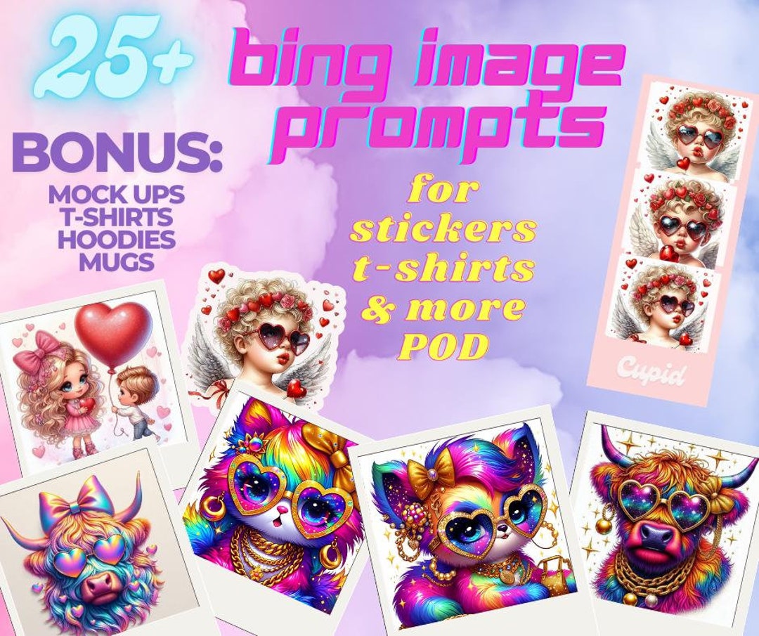 25 Bing Image Prompts, Digital Image Prompts, Microsoft Designer, Mid ...