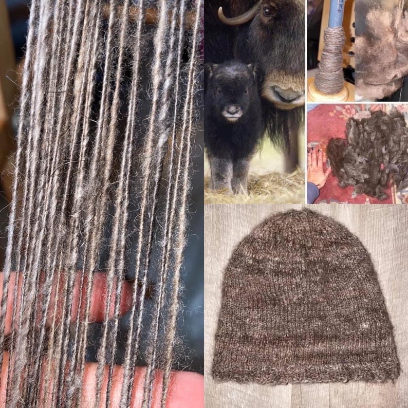 100% Musk Ox QIVIUT Down HANDSPUN Yarn - Etsy