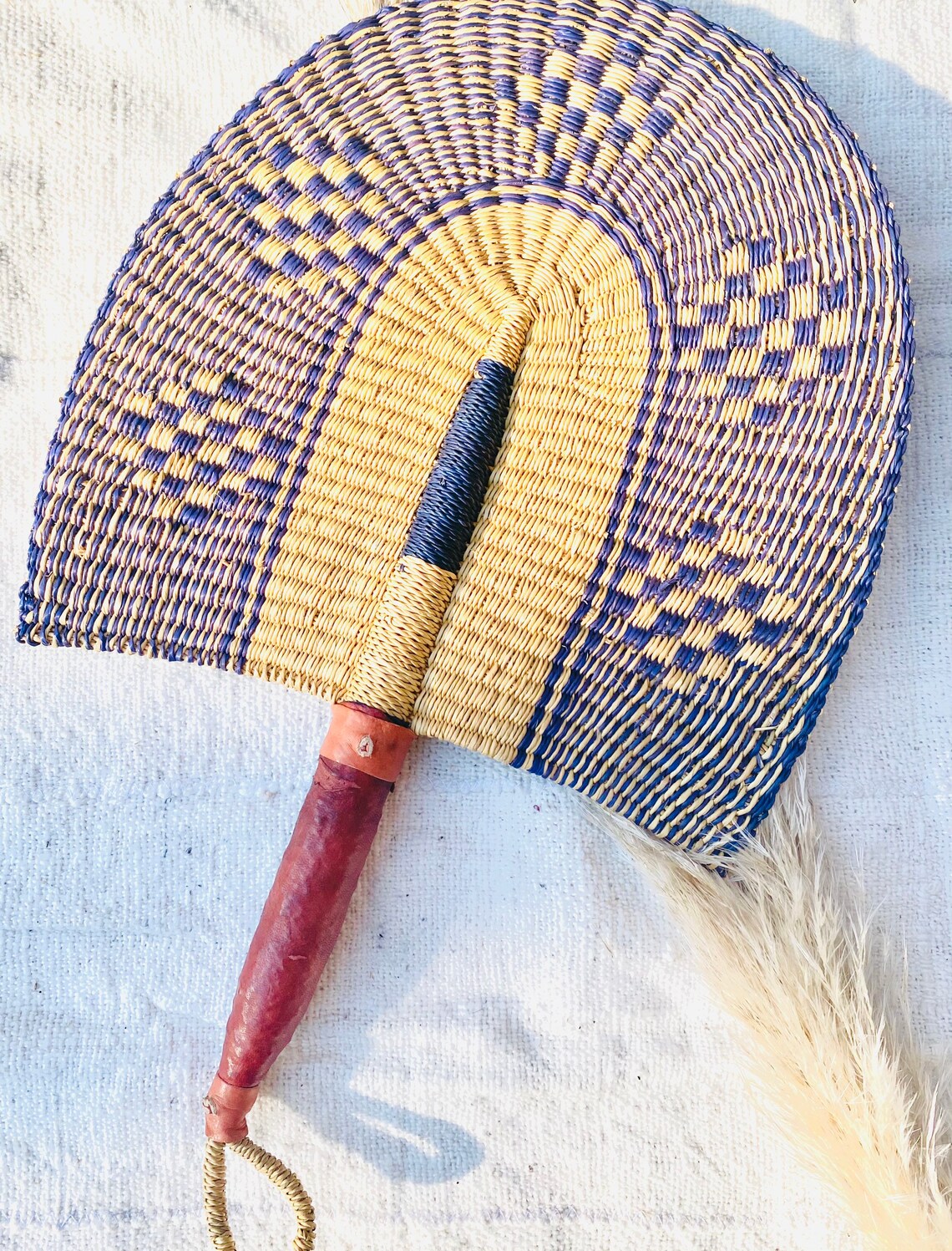 Hand Woven Decorative Wall Fans - Etsy