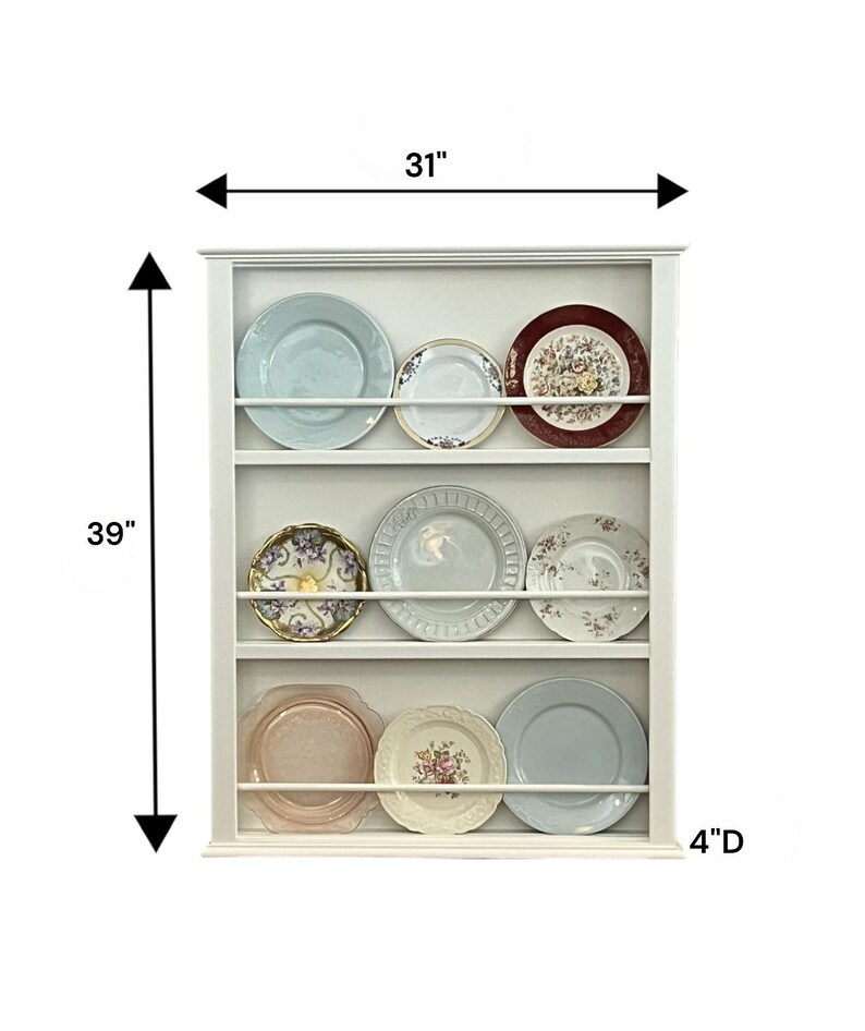 Plate Rack With Single Groove, Display Cabinet, Photo Display - Etsy