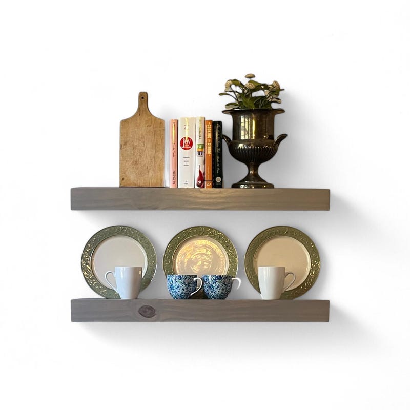 Shelf With Plate Groove - Etsy