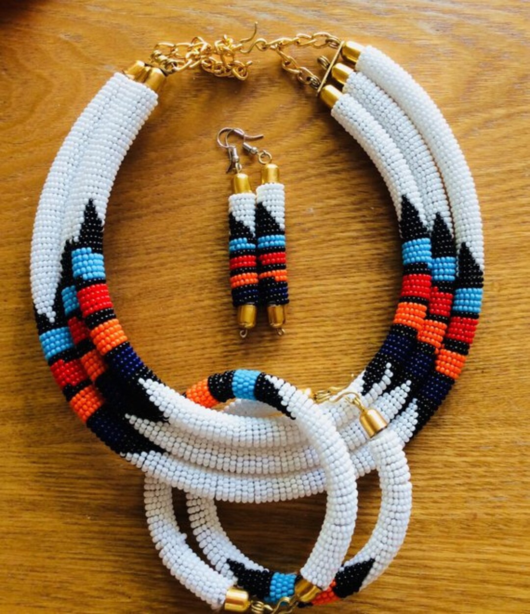 Traditional Neck Piece Set - Etsy
