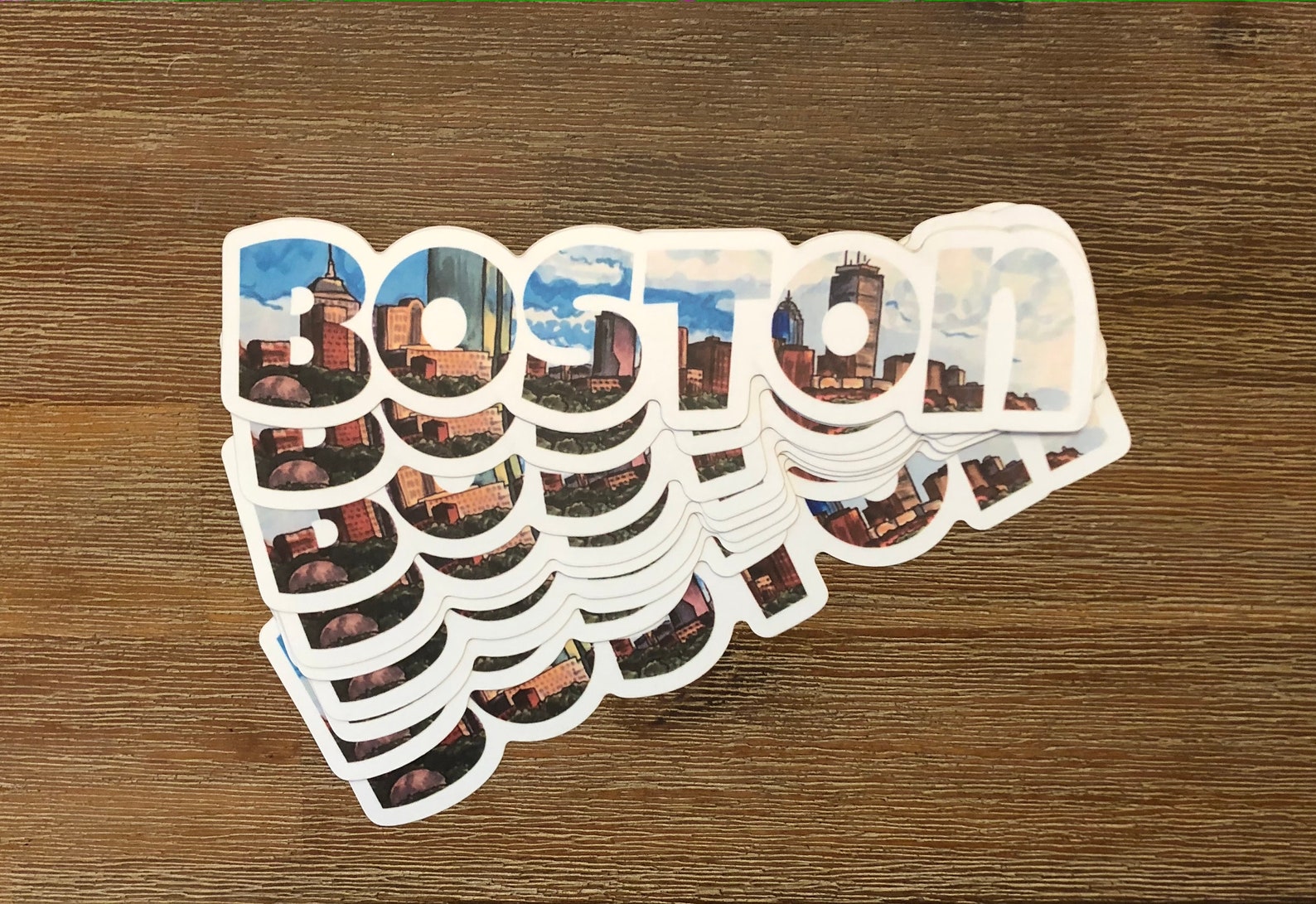 Boston Sticker - Etsy