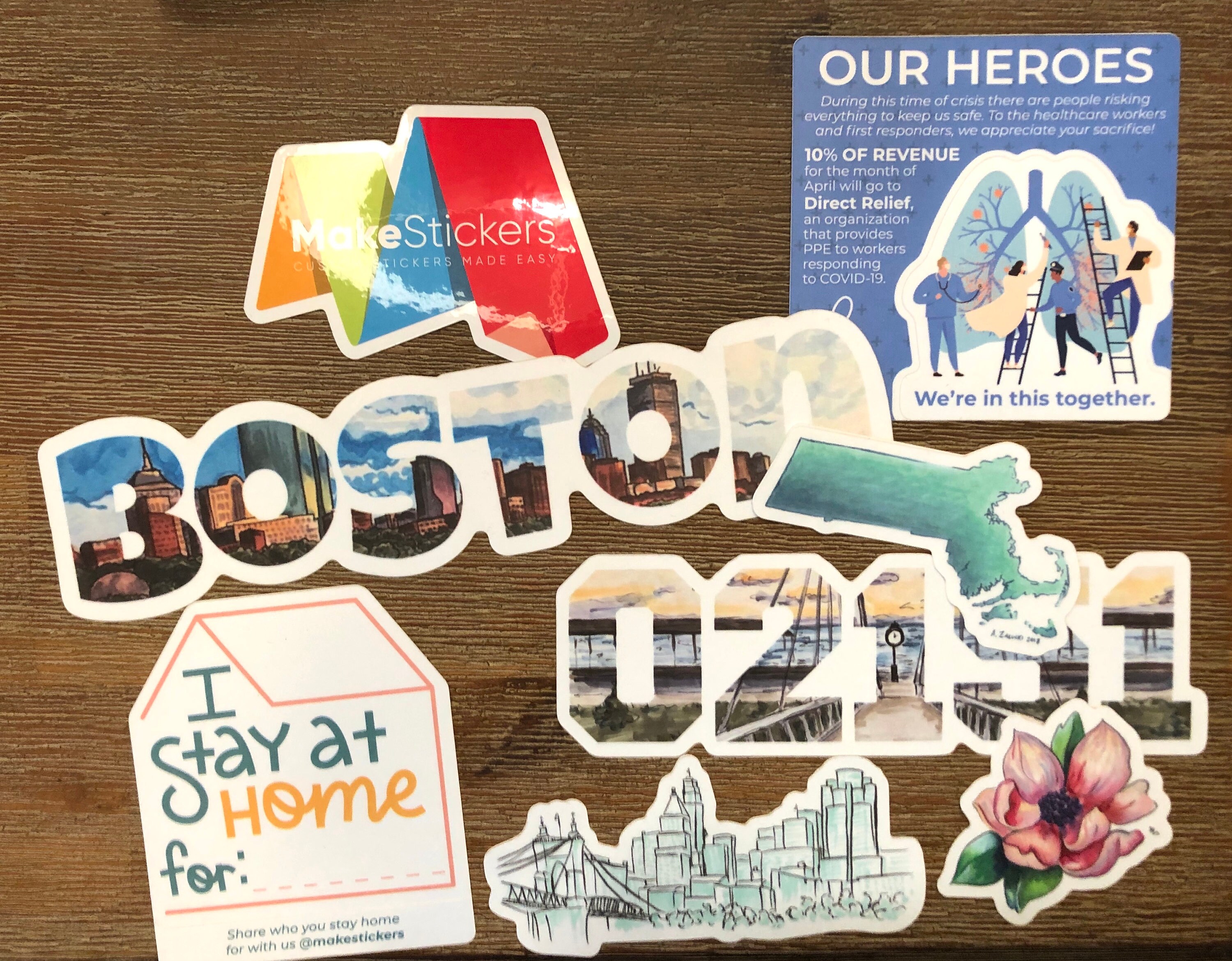 Boston Sticker - Etsy