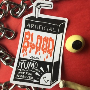 100% Blood? Sticker - Etsy