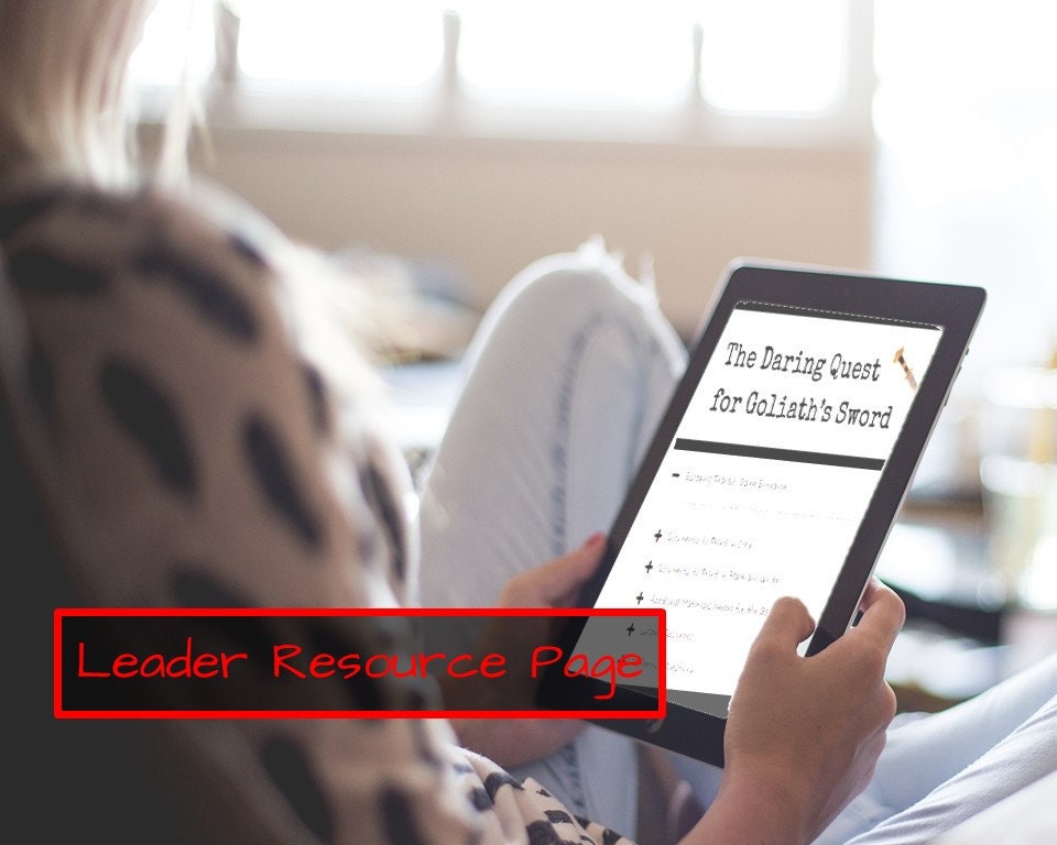 The Daring Quest for Goliath's Sword: A Bible Escape Game (digital ...