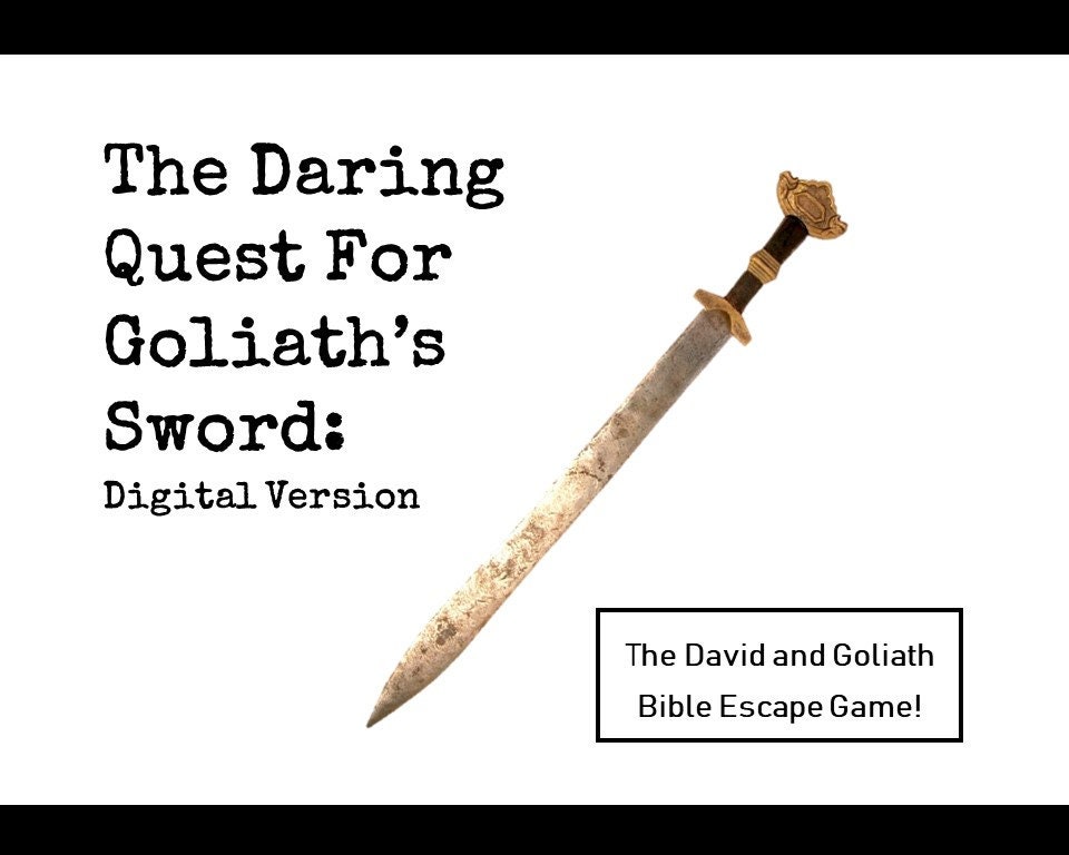 The Daring Quest for Goliath's Sword: A Bible Escape Game (digital ...