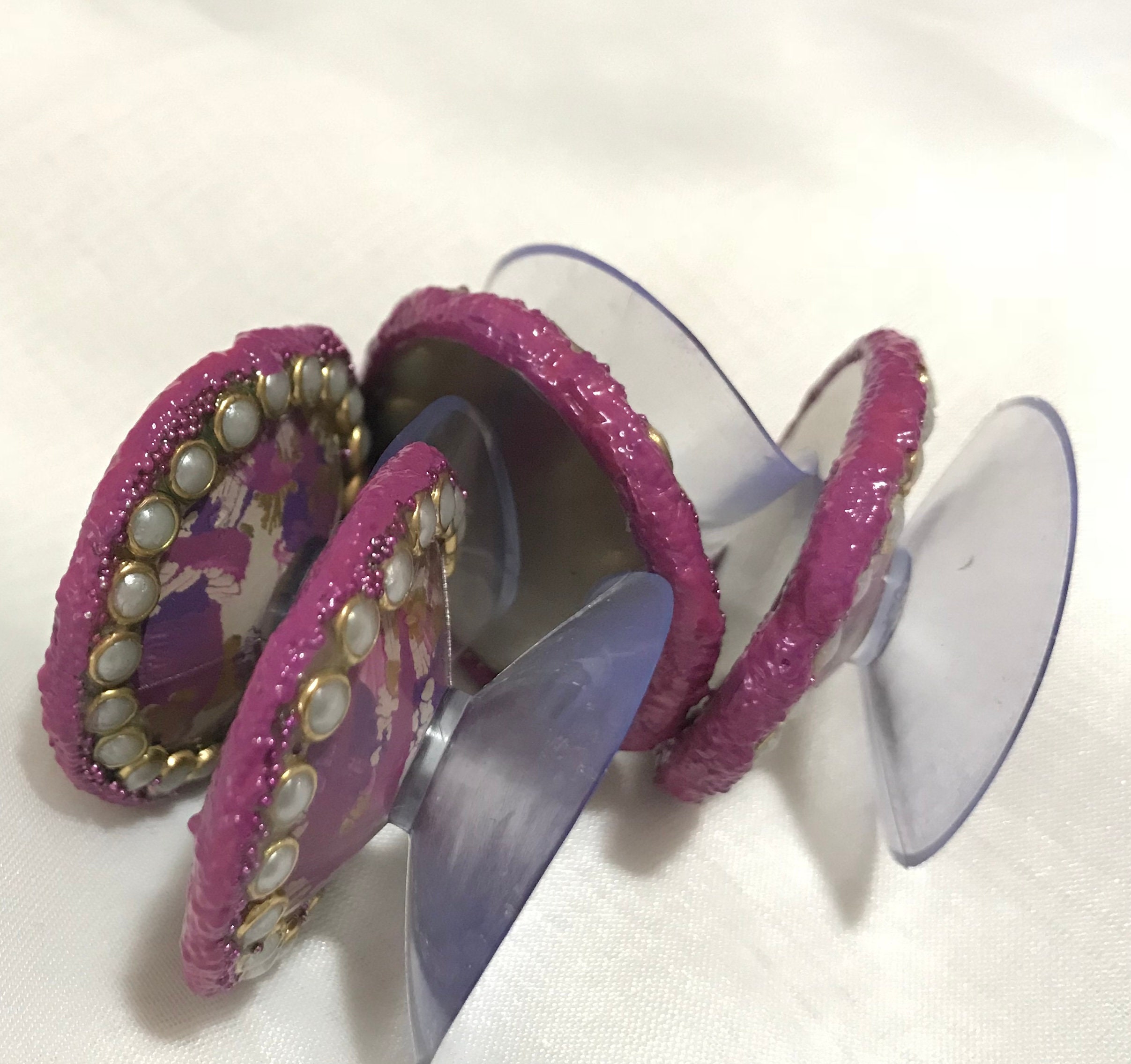 For the Love of Purple Refrigerator Magnet Set of 4 Beautiful | Etsy