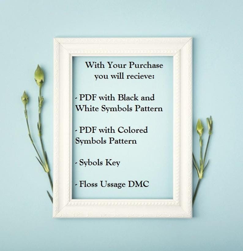 PDF "victorian Santa Greeting Card" Cross Stitch Pattern DMC, Pattern ...